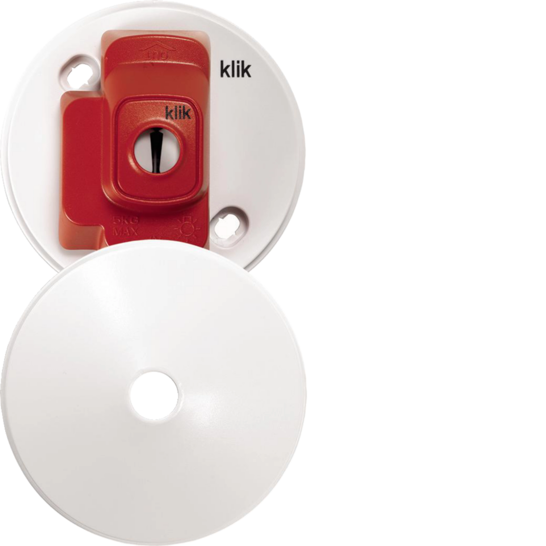 4 Pin Plug in Ceiling Rose Red • CR64AX/R-ME | Hager