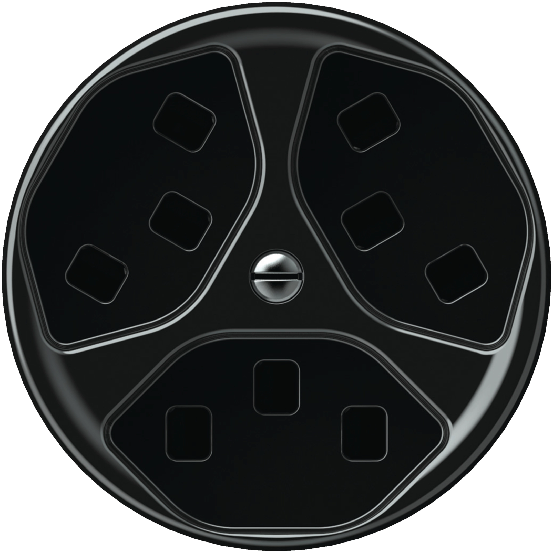 ori. A: Steckdose 3x Typ 23 schwarz • WH15645305A | Hager